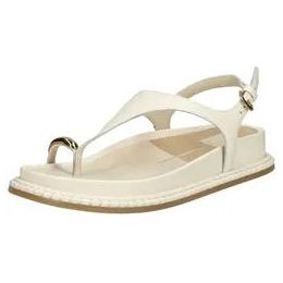 Zehentrenner Dolce Vita "Dolce Vita Sandalen Leder", Damen, Gr. 40, wei&szlig;, Leder, Schuhe Zehentrenner
