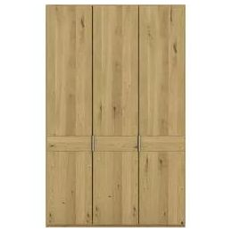 Dreht&uuml;renschrank Musterring "Savona, Kleiderschrank, Schrank, Garderobe, teilmassiv Eiche", braun, B:150cm H:236cm, Schr&auml;nke, Dreht&uuml;renschrank, T&uuml;ren in Bianco-Eiche massiv, mit Querriegel, verschiedene Gr&ouml;&szlig;en