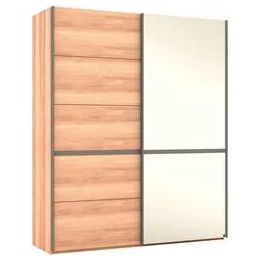Schwebet&uuml;renschrank Musterring "Sorrent, Kleiderschrank, Schrank, Schiebet&uuml;ren", braun, B:200cm H:236cm, Schr&auml;nke, Schwebet&uuml;renschrank, T&uuml;ren in Eiche massiv mit Kassetten-Optik, verschiedene Ma&szlig;e verf&uuml;gbar