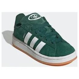 Sneaker Adidas ORIGINALS "CAMPUS 00S", M&auml;dchen, Gr. 31, gr&uuml;n (dunkelgr&uuml;n, cloud wei&szlig;, gum 2), Leder, Synthetik, Schuhe Sneaker, f&uuml;r Kinder