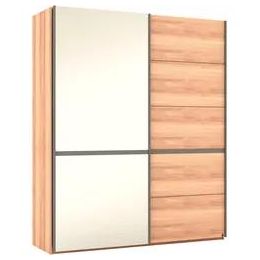 Schwebet&uuml;renschrank Musterring "Sorrent, Kleiderschrank, Schrank, Schiebet&uuml;ren", braun, B:200cm H:236cm, Schr&auml;nke, Schwebet&uuml;renschrank, T&uuml;ren in Eiche massiv mit Kassetten-Optik, verschiedene Ma&szlig;e verf&uuml;gbar