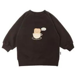 Sweatshirt Liliput "Toast", M&auml;dchen, Gr. 74/80, braun, 80% Baumwolle, 20% Polyester, bedruckt, normal, Rundhals, Sweatshirts Sweatshirt, aus weichem Material