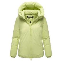 Winterjacke Navahoo "Bl&uuml;tenlicht 14", Damen, Gr. L (40), limette, Obermaterial: 100% Polyester. Innenfutter: 100% Polyester. Wattierung: 100% Polyester. &Auml;rmelfutter: 100% Polyester, gerade h&uuml;ftbedeckend, hoch geschlossener Ausschnitt, &Auml;rmel ohne &Auml;rmelschlitz B&uuml;ndchen, Jacken Winterjacke, Warme Damenjacke mit hohem Kragen