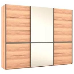 Schwebet&uuml;renschrank Musterring "Sorrent, Kleiderschrank, Schrank, Schiebet&uuml;ren", braun, B:300cm H:236cm, Schr&auml;nke, Schwebet&uuml;renschrank, T&uuml;ren in Eiche massiv mit Kassetten-Optik, verschiedene Ma&szlig;e verf&uuml;gbar