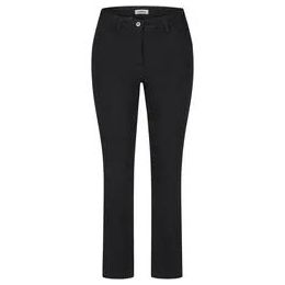 5-Pocket-Hose KjBRAND "Fanni Frame", Damen, Gr. 44, N-Gr, schwarz, Web, Obermaterial: 71% Baumwolle, 25% Polyester, 4% Elasthan, unifarben, figurbetont kn&ouml;chellang, Hosen 5-Pocket-Hose, mit Taschen