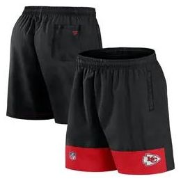Sporthose Fanatics "Fanatics Short Kansas City Chiefs Woven", Herren, Gr. M, US-Gr&ouml;&szlig;en, schwarz, Popeline, 100% Nylon, Hosen Sporthose