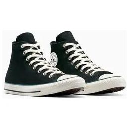 Sneaker Converse "CHUCK TAYLOR ALL STAR", Damen, Gr. 42, schwarz (schwarz, schwarzly jaded, egret), Leder, Schuhe Sneaker