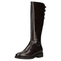 Stiefel Nero Giardini "Nero Giardini Stiefel Leder", Damen, Gr. 37, braun (dunkelbraun), Leder, Schuhe Stiefel