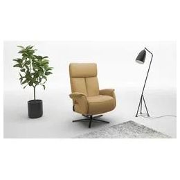Sit & More TV-Sessel SIT & MORE "Triple Seven Xtra large, bis 200kg belastbar, mit Herz-Waage Funktion", gelb (curry), B:86cm H:115cm T:86cm, Sessel, inkl. Kopfteil- & Drehfunktion, wahlweise mit Akku und Aufstehhilfe