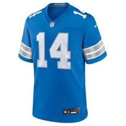 Footballtrikot Nike "Nike Trikot Detroit Lions NFL Home Game Jersey St. Brown 14", Herren, Gr. L, blau (mehrfarbig), 100% Polyester, Trikots
