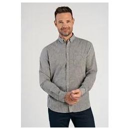 JACK'S INN 54 Businesshemd JACK&rsquo;S "Oxford-Hemd Regular Fit", Herren, Gr. L, Normalgr&ouml;&szlig;en, dust grau mix, Obermaterial: 97% Baumwolle, 3% Elasthan, Hemden