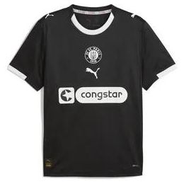 Trainingsshirt Puma "FC St. Pauli 25/26 Ausweichtrikot Herren", Herren, Gr. XL, wei&szlig; (schwarz, wei&szlig;), Obermaterial: 100% Polyester. Rippe: 100% Polyester. Einsatz: 100% Polyester, bedruckt, regular fit, Rundhals, Shirts