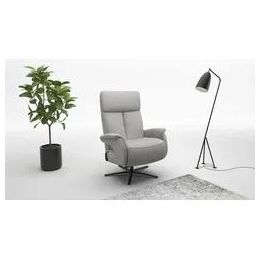Sit & More TV-Sessel SIT & MORE "Triple Seven Xtra large, bis 200kg belastbar, mit Herz-Waage Funktion", grau (light grau), B:86cm H:111cm T:86cm, Sessel, inkl. Kopfteil- & Drehfunktion, wahlweise mit Akku und Aufstehhilfe