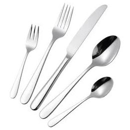 Besteck-Set Hanseatic "BASIC", silber (silberfarben), 60 Stk., Edelstahl 18/10, Essbesteck-Sets, modischer Klassiker