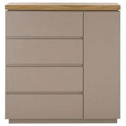 Kommode MCA furniture "PALAMOS Kommode", grau (warmgrau), B:100cm H:104cm T:40cm, Holzwerkstoff, Sideboards, Kommode, T&uuml;ren mit D&auml;mpfung
