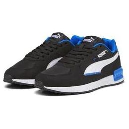 Sneaker Puma "Graviton Sneakers Jugendliche", Damen, Gr. 39, bunt (schwarz, wei&szlig; racing blau), Obermaterial: Textil, Synthetik. Futter: Textil. Innensohle: Textil. Laufsohle: Gummi, Schuhe Sneaker