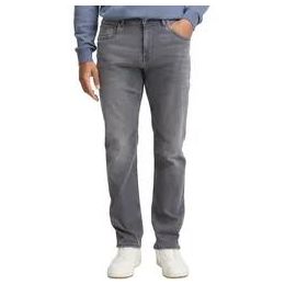Slim-fit-Jeans Tom Tailor, Herren, Gr. 30, L&auml;nge 34, blau (grau denim34), Denim/Jeans, Obermaterial: 92% Baumwolle, 6% Polyester, 2% Elasthan, unifarben, slim fit kn&ouml;chellang, Jeans Slim-fit-Jeans, im Five-Pocket Style
