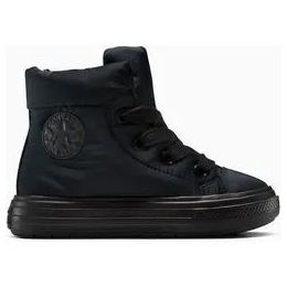 Winterboots Converse "CHUCK TAYLOR ALL STAR ELEMENTS BOOT", Damen, Gr. 38,5, schwarz (schwarz, schwarz, schwarz), Polyester, Schuhe Winterboots, gef&uuml;ttert