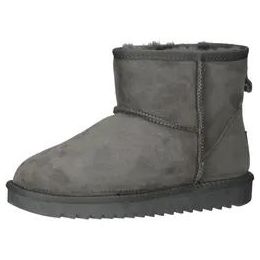 Snowboots Ara "Ara Stiefel Veloursleder", Damen, Gr. 39, grau, Veloursleder, Schuhe Snowboots