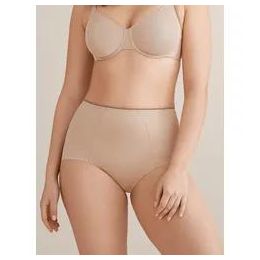 Miederslip Conturelle "Soft Touch", Damen, Gr. 46, beige (sand), Obermaterial: 61% Polyamid, 39% Elasthan, Unterhosen, Shapelevel: Medium