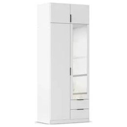 Kleiderschrank Rauch "Dreht&uuml;renschrank Schrank Garderobe Ankleide Schlafzimmer LAGOA", alpinwei&szlig;, B:91cm H:235cm T:54cm, Holzwerkstoff, Schr&auml;nke, Kleiderschrank, ger&auml;umige Schubladen, 3 Breiten, optional mit Aufsatz MADE IN GERMANY