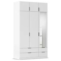 Kleiderschrank Rauch "Dreht&uuml;renschrank Schrank Garderobe Ankleide Schlafzimmer LAGOA", alpinwei&szlig;, B:136cm H:235cm T:54cm, Holzwerkstoff, Schr&auml;nke, Kleiderschrank, ger&auml;umige Schubladen, 3 Breiten, optional mit Aufsatz MADE IN GERMANY