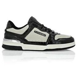 Sneaker Plein Sport "Lo-Top Turnschuhe", Damen, Gr. 41, Normalschaft, schwarz-wei&szlig; (0102, wei&szlig;, schwarz), Schuhe Sneaker