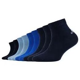 Kurzsocken s.Oliver "essentials", M&auml;dchen, Gr. 35-38, blau, Baumwollmischung, Socken, mit vielseitigen Farben