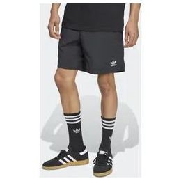 Shorts Adidas ORIGINALS "TREFOIL ESSENTIALS WOVEN", Herren, Gr. L, N-Gr, schwarz-wei&szlig; (schwarz, wei&szlig;, normal, gr.), Obermaterial: 100% Polyamid, Hosen Shorts