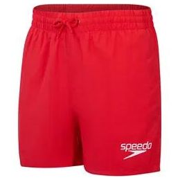 Badeshorts Speedo "Bade-Shorts JOHN f&uuml;r Jungs", Kinder, Gr. L (134/140), N-Gr, rot (fed rot), Gewirkt, Obermaterial: 100% Nylon, Badehosen Badeshorts, f&uuml;r Kinder und Jugendliche, mit Ges&auml;&szlig;tasche und Abflusssystem