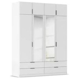 Kleiderschrank Rauch "Dreht&uuml;renschrank Schrank Garderobe Ankleide Schlafzimmer LAGOA", alpinwei&szlig;, B:181cm H:235cm T:54cm, Holzwerkstoff, Schr&auml;nke, Kleiderschrank, ger&auml;umige Schubladen, 3 Breiten, optional mit Aufsatz MADE IN GERMANY