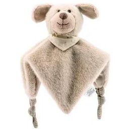 Schmusetuch Sterntaler "Hund Lucky, S", Baby, grau (graubeige), Polyester, Schnuffelt&uuml;cher