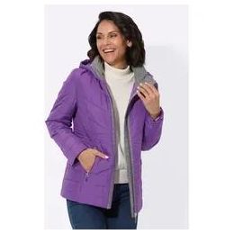 Steppjacke Casual Looks, Damen, Gr. 40, lila, 100% Polyester, Besatz:100% Polyester, Wattierung:100% Polyester, unifarben, Jacken Steppjacke