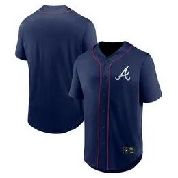 Footballtrikot Fanatics "Fanatics Trikot Atlanta Braves Core Foundation", Herren, Gr. L, blau, 100% Polyester, Trikots