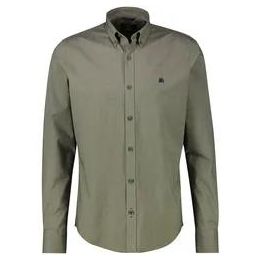 Langarmhemd Lerros "Oxfordhemd in &Uuml;bergr&ouml;ssen", Herren, Gr. 4XL, extraweit, nordic olive, 98% Baumwolle, 2% Elasthan, Hemden