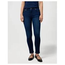 Skinny-fit-Jeans Wrangler "SIENNA", Damen, Gr. 28, L&auml;nge 30, nightshade, Denim/Jeans, Obermaterial: 82% Baumwolle, 8% Lyocell, 8% Polyester, 2% Elasthan, unifarben, skinny fit lang, Jeans, im Five-Pocket Style