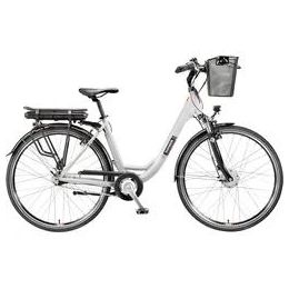 E-Bike Telefunken "Multitalent RC667" Gr. 49, schwarz (wei&szlig;, schwarz), Elektrofahrr&auml;der, 49cm, 28 Zoll (71,12cm), Pedelec, Elektrofahrrad, Damen, Herren, innerhalb StVZO, 28 Zoll
