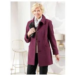 Classic Dog Wolljacke CLASSIC, Damen, Gr. 48, rot (burgund, meliert), 60% Wolle, 30% Polyester, 10% Kaschmir, meliert, unifarben, Jacken