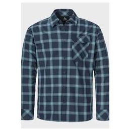 Sch&ouml;ffel Outdoorhemd SCH&Ouml;FFEL "Hiking Shirt Style Poplar MNS", Herren, Gr. 54, Normalgr&ouml;&szlig;en, blau (8820, blau), Oberstoff: 60% Baumwolle, 40% Polyester, V-Ausschnitt, Hemden