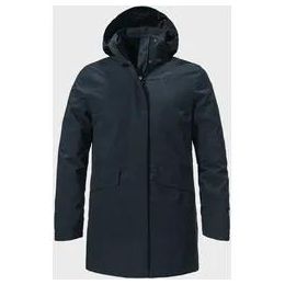 Sch&ouml;ffel Doppeljacke SCH&Ouml;FFEL "Urban 3in1 Parka Style Borkol WMS", Herren, Gr. 40, blau (8820, blau), Aussenjacke Oberstoff: Aussenseite: 100% Polyester; (Membran: Polyurethan); Futter: 100% Polyester; Futter: 100% Polyester Innenjacke Oberstoff: 100% Polyester; Futter: 100% Polyester; Wattierung: 100% Polyester, regular fit, hoch geschlossener Ausschnitt, Jacken