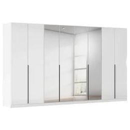 Dreht&uuml;renschrank OTTO HOME "Kleiderschrank Schrank Garderobe AGORDO mit Dekor- oder Hochglanzfront", alpinwei&szlig;, hochglanz wei&szlig;, B:360cm H:210cm T:54cm, Holzwerkstoff, Schr&auml;nke, Dreht&uuml;renschrank, durchdachte Innenausstattung, in 8 Breiten und 2 H&ouml;hen MADE IN GERMANY, Topseller