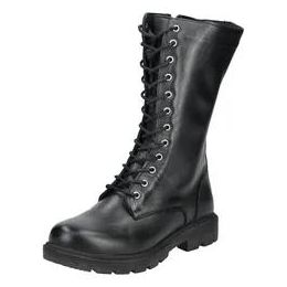 Schn&uuml;rstiefel Andrea Conti "Andrea Conti Stiefel Leder", Damen, Gr. 39, schwarz, Leder, Schuhe Schn&uuml;rstiefel