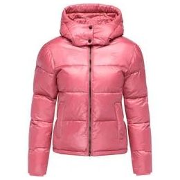 Steppjacke Ragwear "Roobie II", Damen, Gr. XXL (44), rosa, Obermaterial: 100% Polyester. Innenfutter: 100% Polyester. Wattierung: 100% Polyester, gerade h&uuml;ftlang, hoch geschlossener Ausschnitt, &Auml;rmel ohne &Auml;rmelschlitz Rippstrickb&uuml;ndchen, Jacken Steppjacke, Matt gl&auml;nzende Damen Winterjacke mit Kapuze
