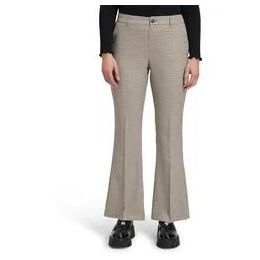 Stoffhose Cartoon "Damen mit B&uuml;gelfalte", Damen, Gr. 46, Normalgr&ouml;&szlig;en, beige (beige, ros&eacute;), Obermaterial: 65% Polyester, 32% Viskose, 3% Elasthan, ausgestellt lang, Hosen Stoffhose
