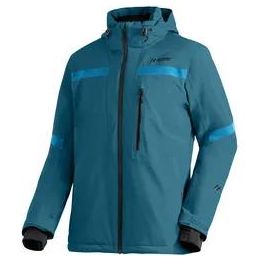 Skijacke Maier Sports "Lanciano M", Herren, Gr. 54, blau (saphirblau), 100% Polyester, Jacken Skijacke, Herren Winterjacke wattiert u. wasserdicht