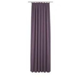 Vorhang ADAM "Uni Collection", lila (aubergine), B:142cm H:155cm, Baumwolle (Bio-Baumwolle), Gardinen, aus 100% Bio-Baumwolle, Vorhang nach Wunschma&szlig;