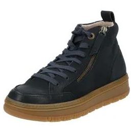 Sneaker Paul Green "Paul Green Sneaker Nubukleder", Damen, Gr. 39, blau (dunkelblau), Nubukleder, Schuhe Sneaker