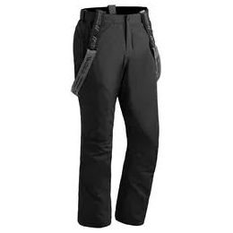 Skihose Maier Sports "JOSCHO", Herren, Gr. 54, Normalgr&ouml;&szlig;en, schwarz, 100% Polyester, Hosen Skihose, Herren Schneehose atmungsaktiv und wasserdicht Regular Fit