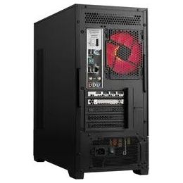 CSL Gaming-PC-Komplettsystem "AeroVision V24443", Energieeffizienz: E (A-G), schwarz, Microsoft Windows 11 Home (64 Bit), 16 GB RAM 500 GB SSD, Computer_Komplettsysteme