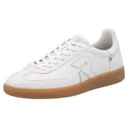 Sneaker Rieker "Rieker Sneaker Glattleder", Herren, Gr. 45, wei&szlig;, Glattleder, Schuhe Sneaker